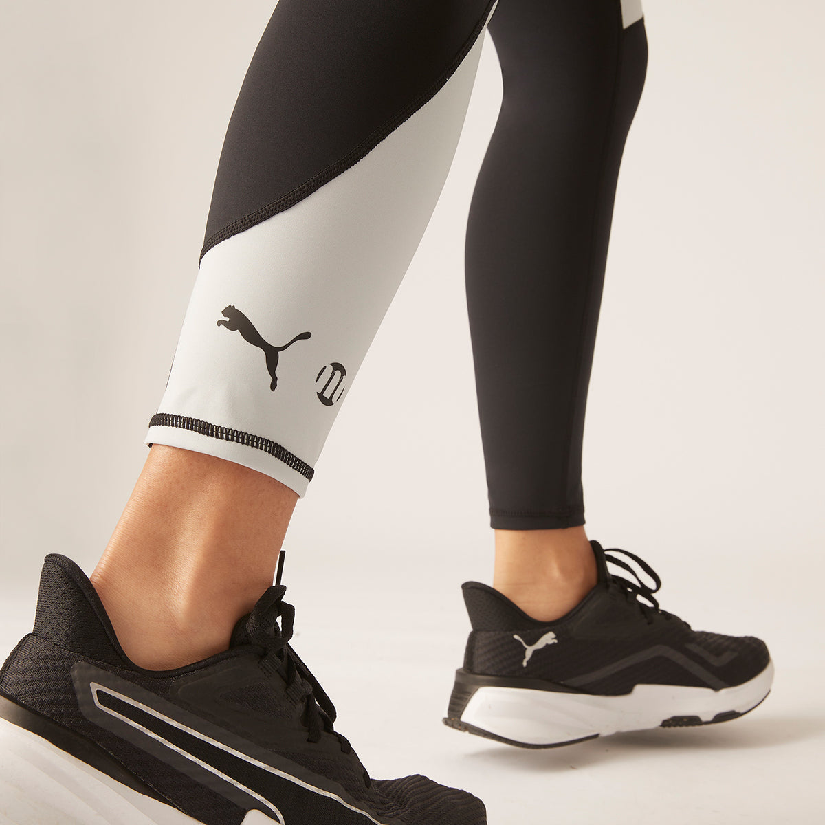 Period Puma X Modibodi 7/8 Active Legging - Moderate in Black/Grey ...